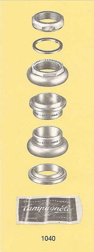 Campagnolo Record Pista #1040 Headset with italian Thread from the 196 ...