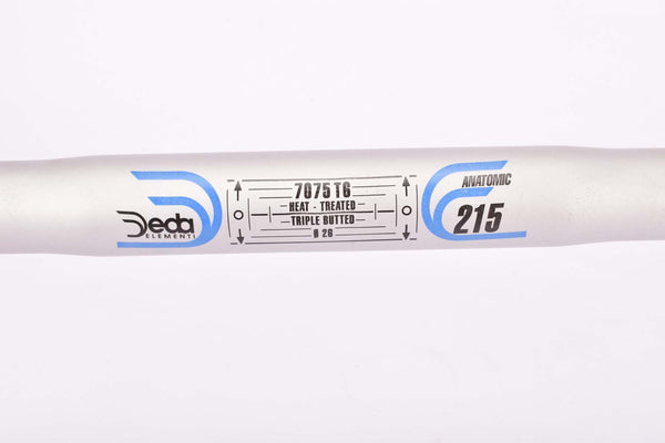 NOS Silver Deda Anatomic 215 tripple Butted double grooved ergonomical ...