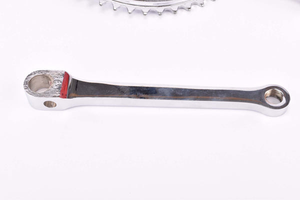 Helyett single Chainring cottered steel crank set in 170mm 46t. french ...