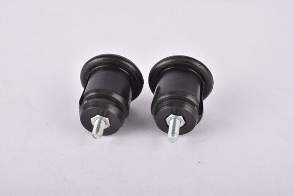 Black adjustable / Expandable handlebar end plugs to screw on from the ...