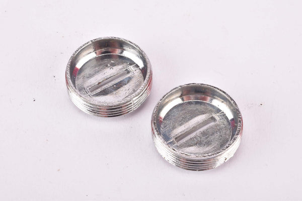 NOS Silver Gipiemme plastic crank set dust caps – Velosaloon.com