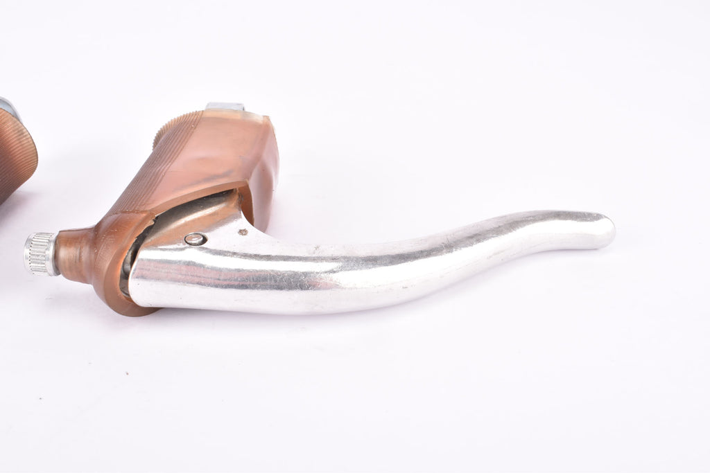 Mint Balilla Non-Aero Brake Lever Set with brown hoods from the 1950s ...