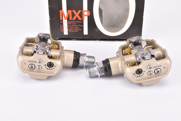 NOS / NIB MKS MXP 110 Clipless bindng Pedals with 2 point cleats and s ...