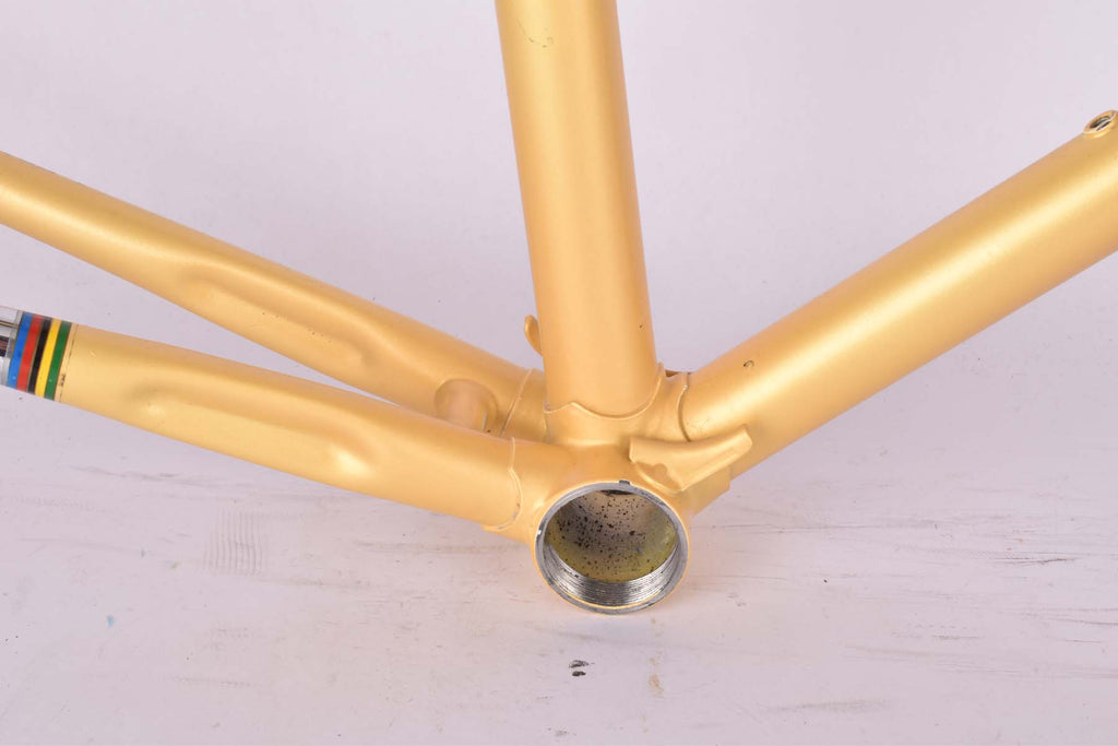 Yellow (Gold ish) Gazelle Champion Mondial A-Frame vintage steel road ...