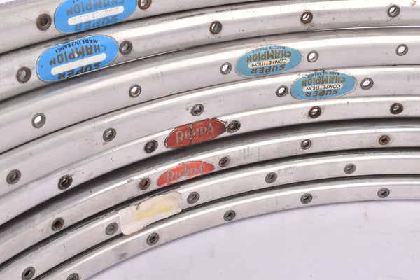 Bunch of vintage Super Champion and Rigida road bike Rims (4 pairs) in ...