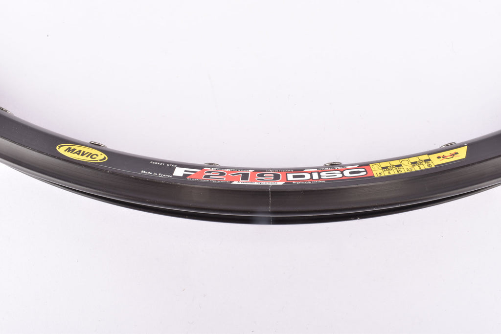 NOS Mavic 219 Disc single Clincher Rim in 26" / 559x21mm with 36 holes ...