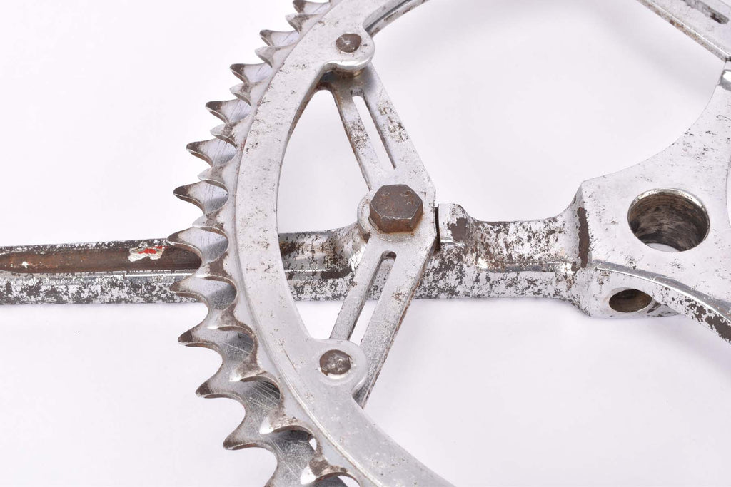 Smutny 2-arm double fluted cottered chromed steel crankset 48/51 teeth ...