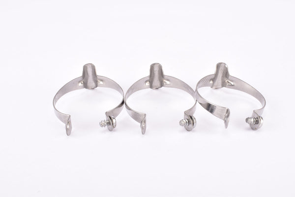 NOS Simplex #2111 top tube brake cable housing clips outer band ...