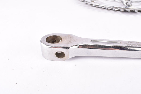 Stronglight fluted 3-arm cottered steel crank set with 52/45 teeth in ...