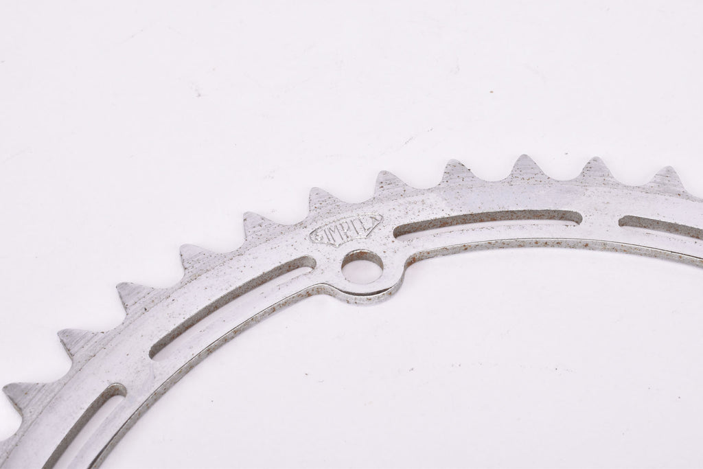 NOS Simplex Competition 6 pin steel Chainring 48 teeth and 156 mm BCD ...