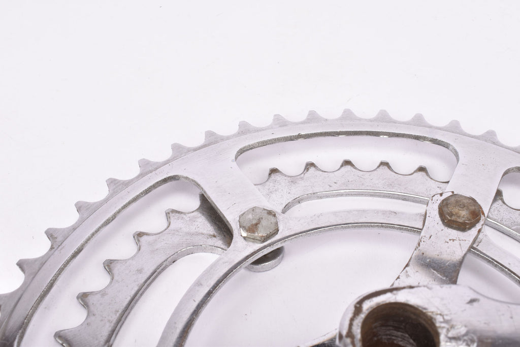 Stronglight #No.52 Diamant fluted 3-arm cottered steel crank set with ...