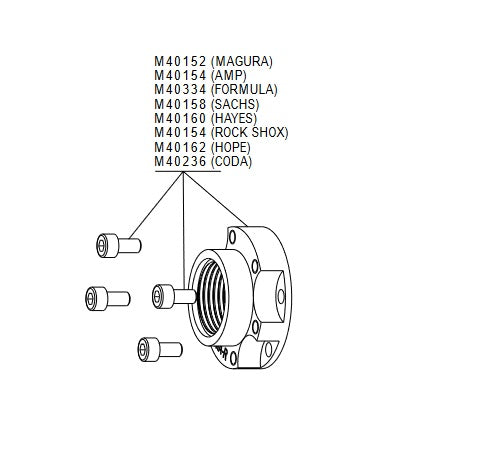 NOS/NIB Mavic Sachs Arriere #M40158 Rear Disc Brake Adapter from the 2 ...