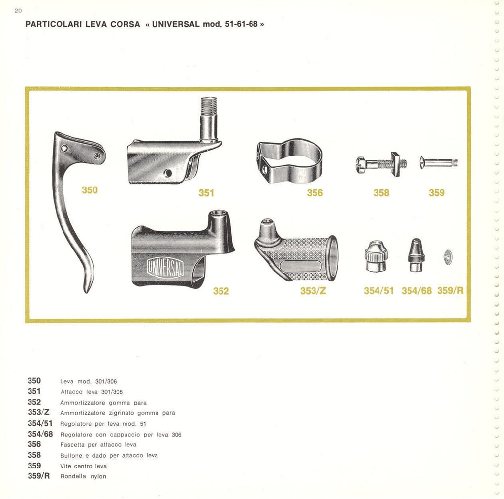 NOS Universal mod brake lever adjsuter #354/68 with black hoods from ...