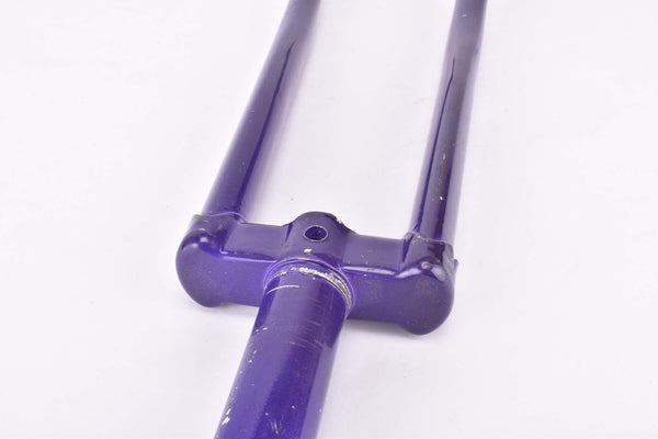 28" Purple Steel Fork with Eyelets for Fender – Velosaloon.com