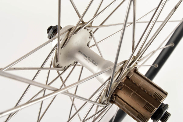 Wheelset with Wolber GTX 2 clincher rims and Shimano 105 #1055 hubs fr ...