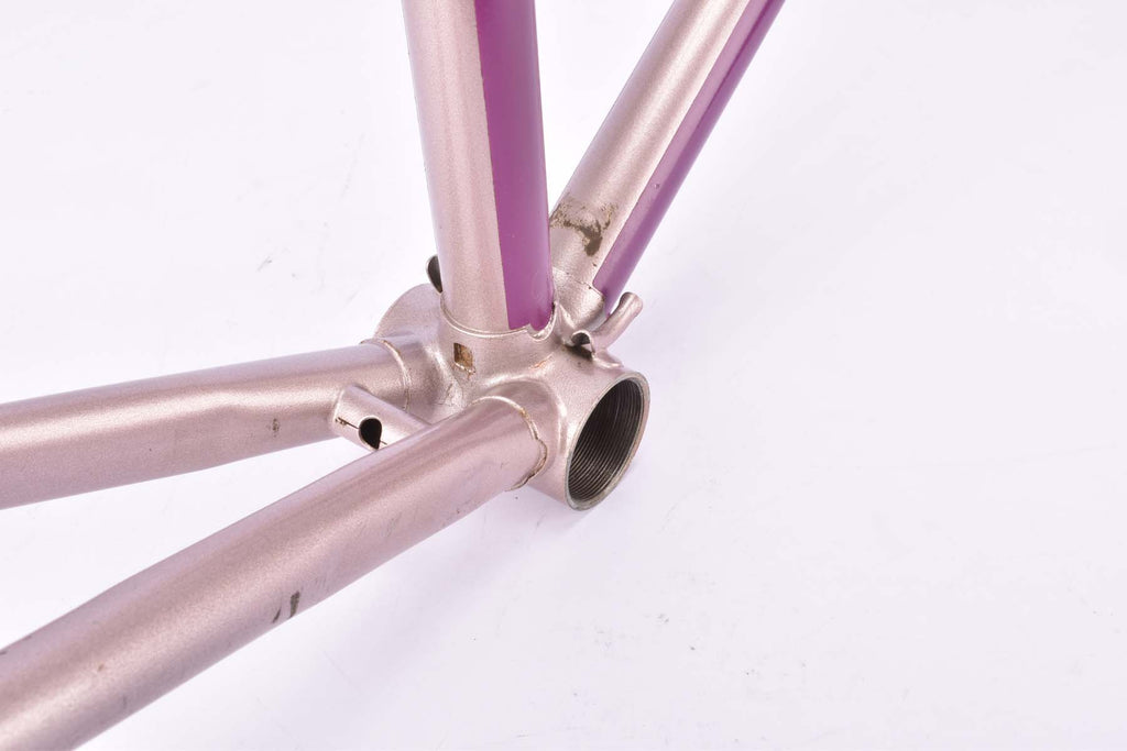 Pink Motobecane C4 vintage road bike frame in 56.5 cm (c-t) / 55 cm (c ...