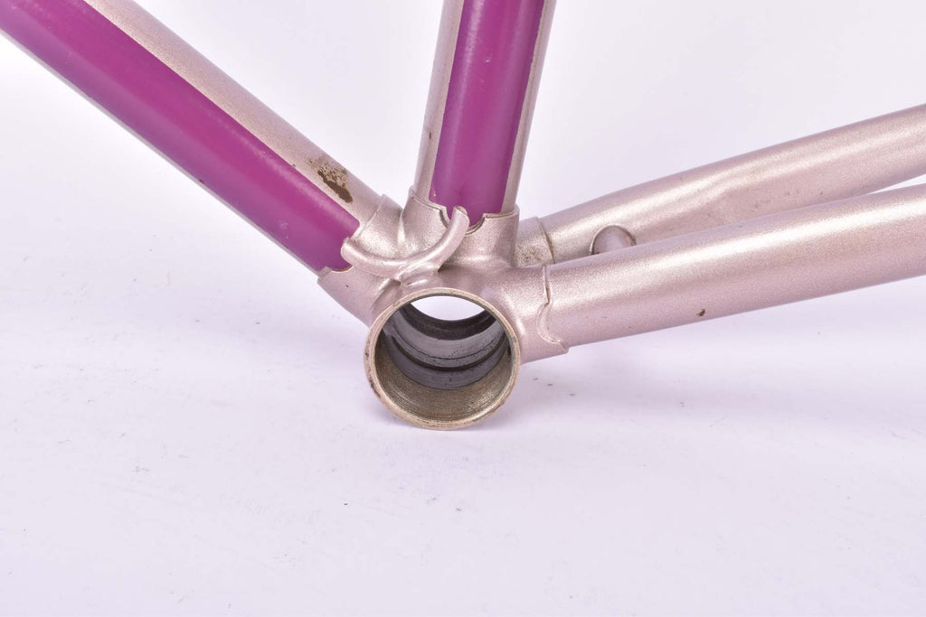 Pink Motobecane C4 vintage road bike frame in 56.5 cm (c-t) / 55 cm (c ...