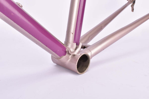 Pink Motobecane C4 vintage road bike frame in 56.5 cm (c-t) / 55 cm (c ...