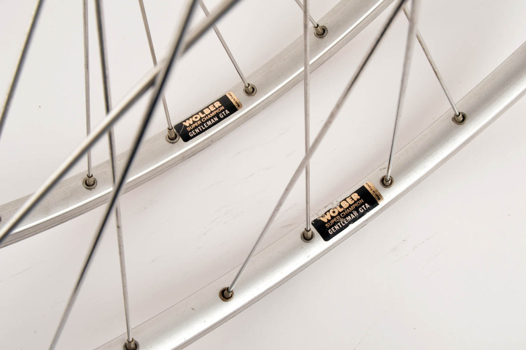 Wheelset with Wolber Super Champion Gentleman GTA clincher rims and Sh ...