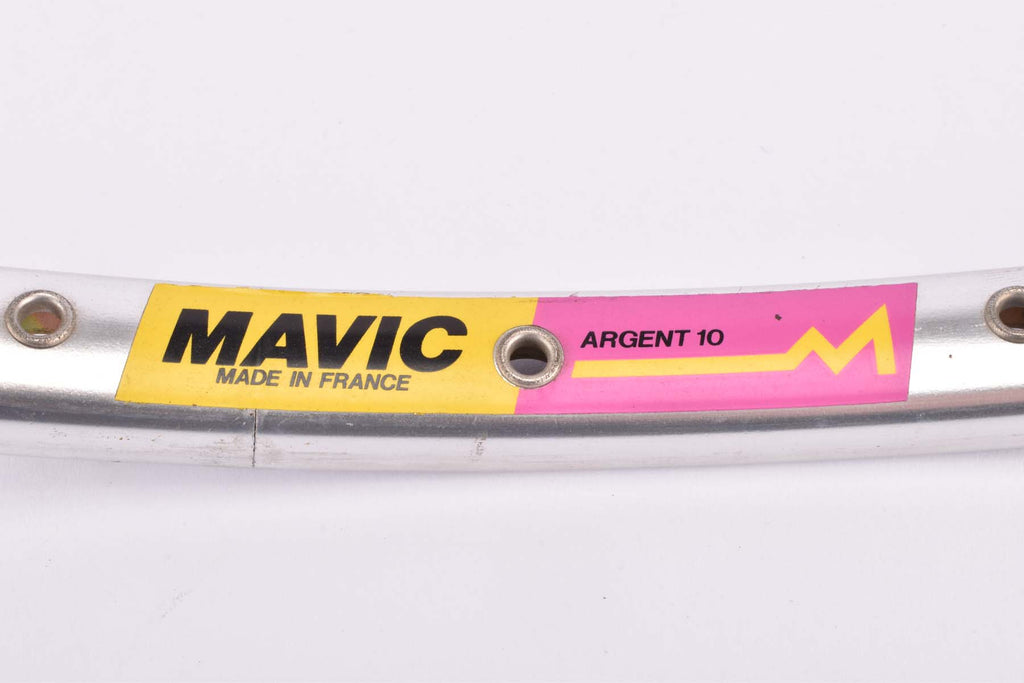 NOS Anodized Mavic Argent 10 single tubular rim in 28" with 36 holes f ...