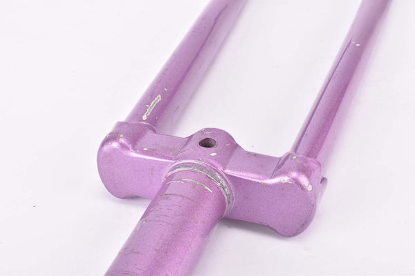 28" Purple Steel Fork with Eyelets for Fender – Velosaloon.com