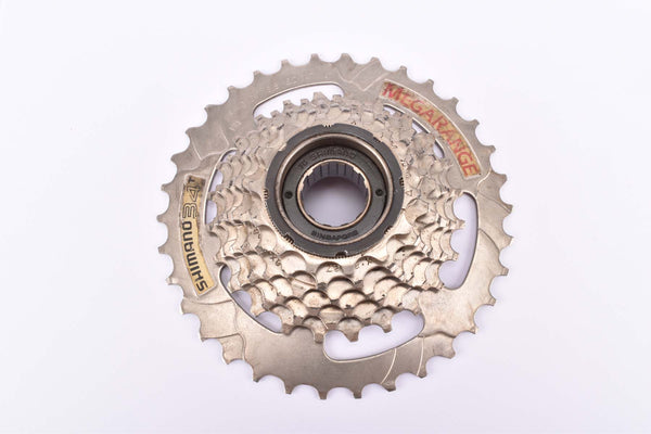 Shimano #MF-HG407 7-speed Megarange Hyperglide (HG) SIS Freewheel with ...