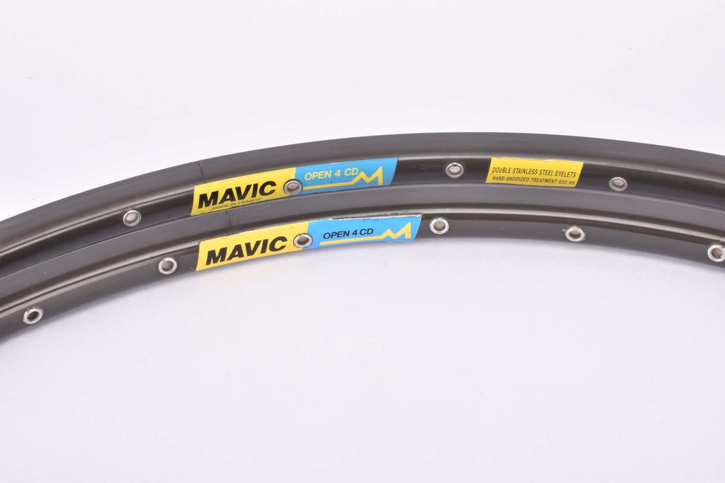 NOS Hard Anodized Mavic Open 4 CD triathlon / time trial Clincher Rim ...
