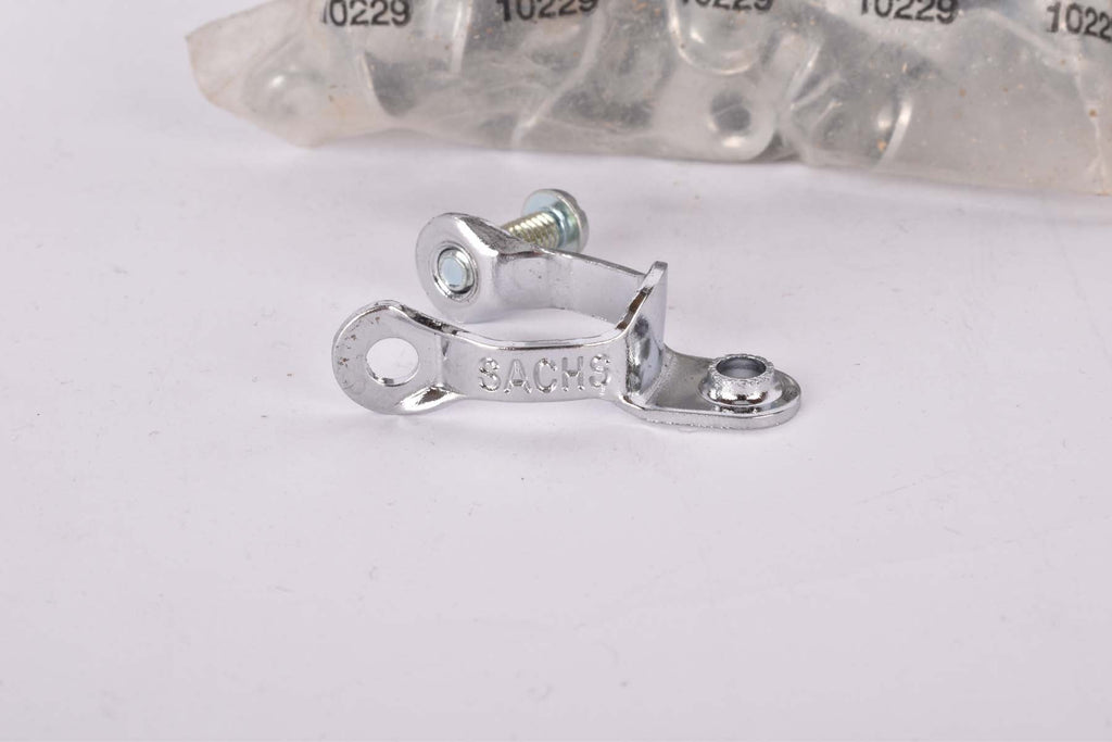 NOS Sachs / Sachs-Huret clamp-on chainstay cable guide with cable casi ...