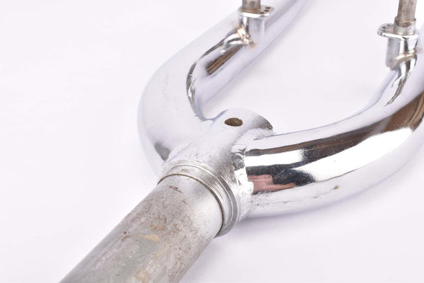 NOS 28" Tange Chrome Trekking Steel Fork with Eyelets for Fenders and ...