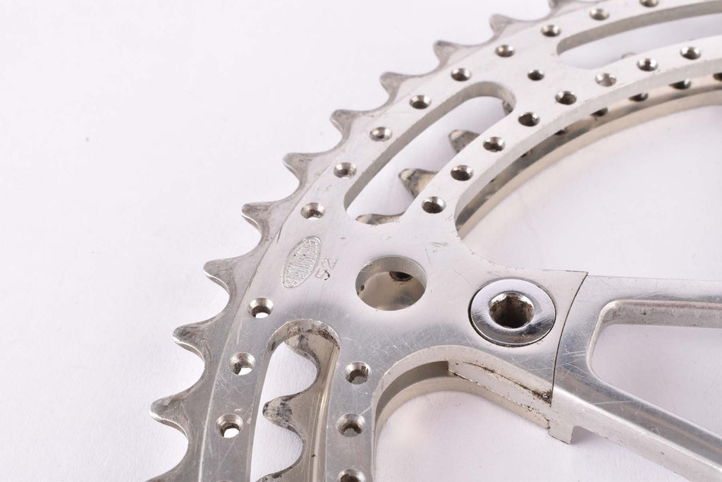 Stronglight 105 bis crankset with drilled chainrings 45/52 teeth and 1 ...