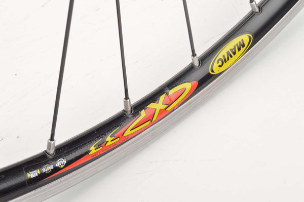 Wheelset with Mavic CXP 33 clincher rims and Campagnolo Record Exa-Dri ...